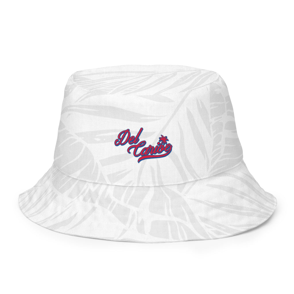 Del Caribe | Ball In Play Reversible Bucket Hat - Cricket White ...