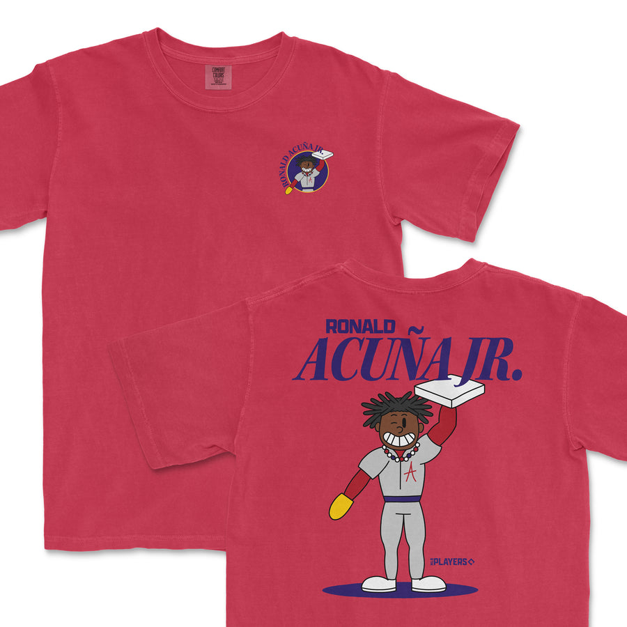 Ronald Acuña Jr. Summer Cartoon | Premium Comfort Colors Shirt | Jomboy ...